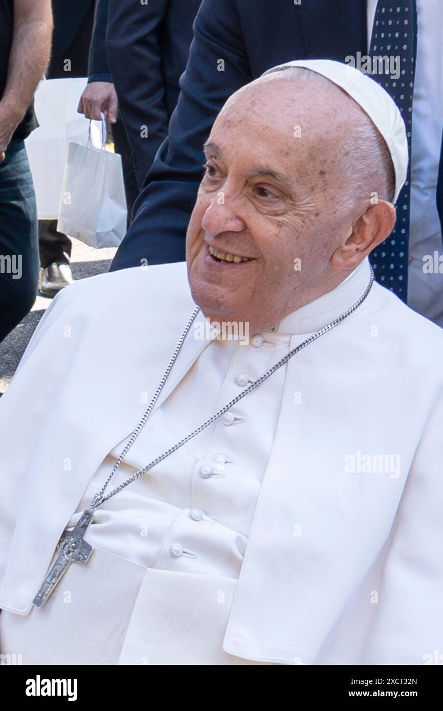 Pope Francis on a pastoral visit in June 2024. Credits: Luigi de ...