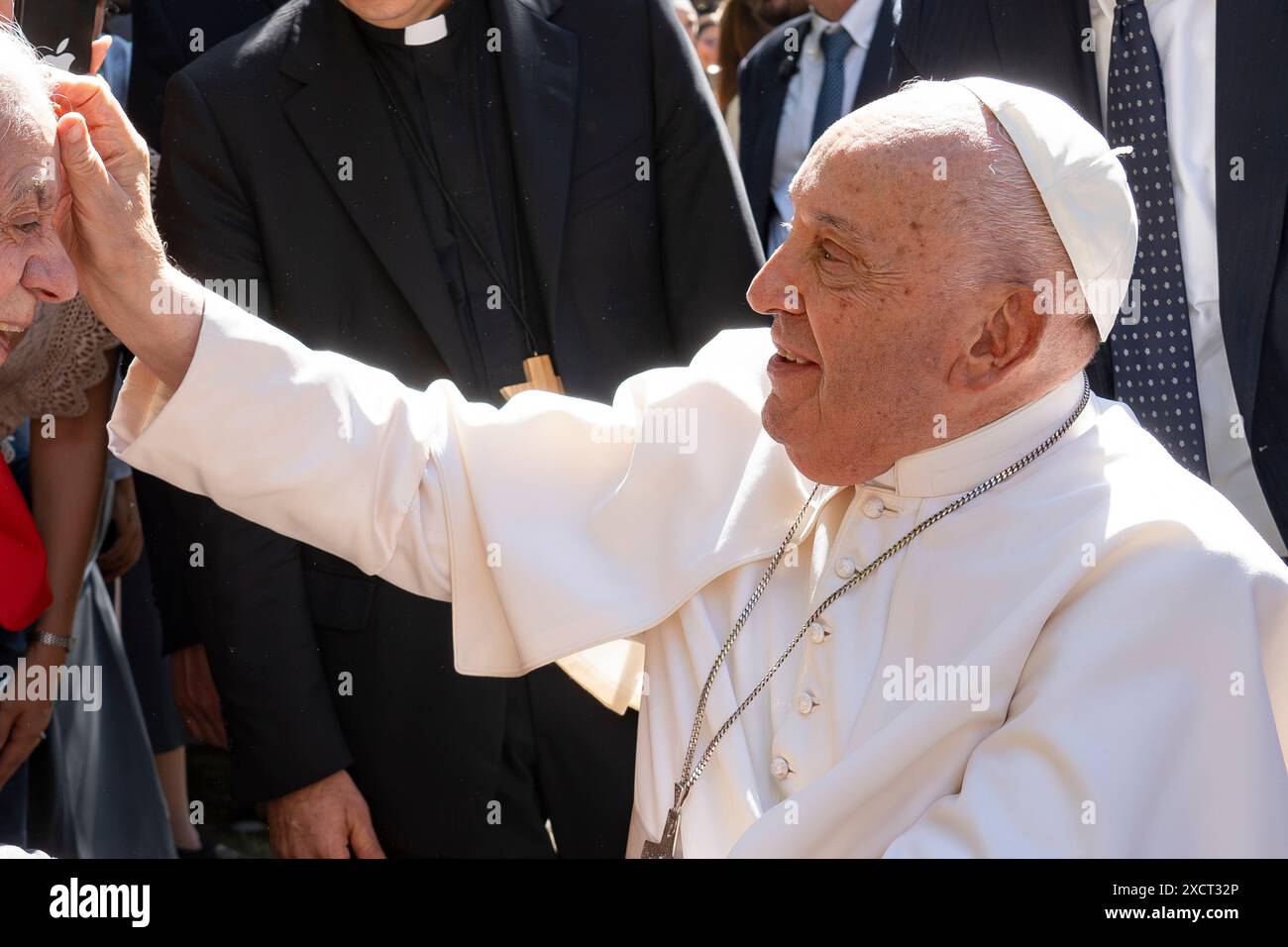 Pope Francis on a pastoral visit in June 2024. Credits: Luigi de ...