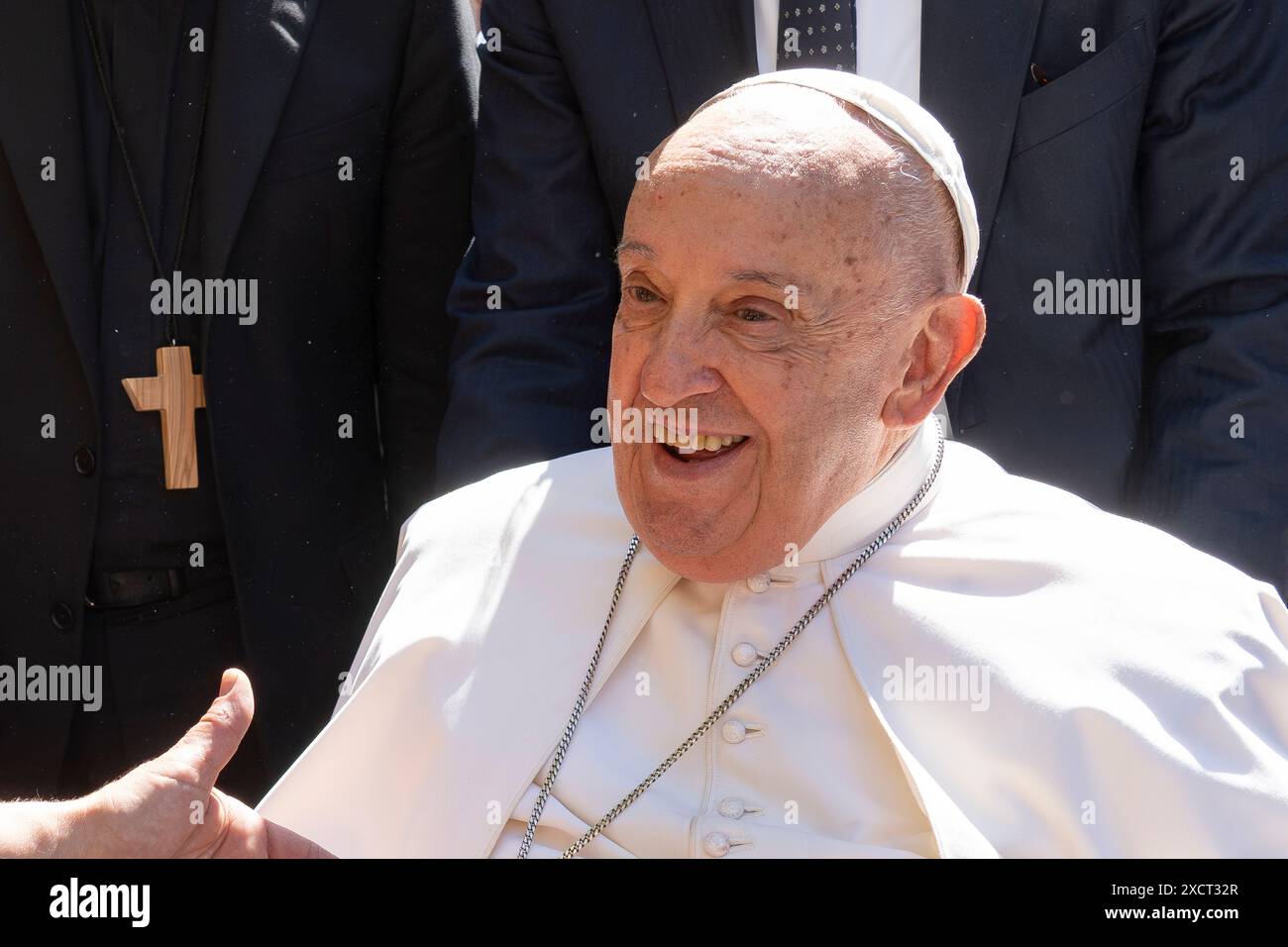 Pope Francis on a pastoral visit in June 2024. Credits: Luigi de ...