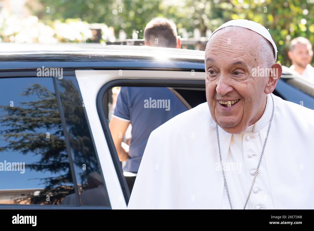 Pope Francis on a pastoral visit in June 2024. Credits: Luigi de ...