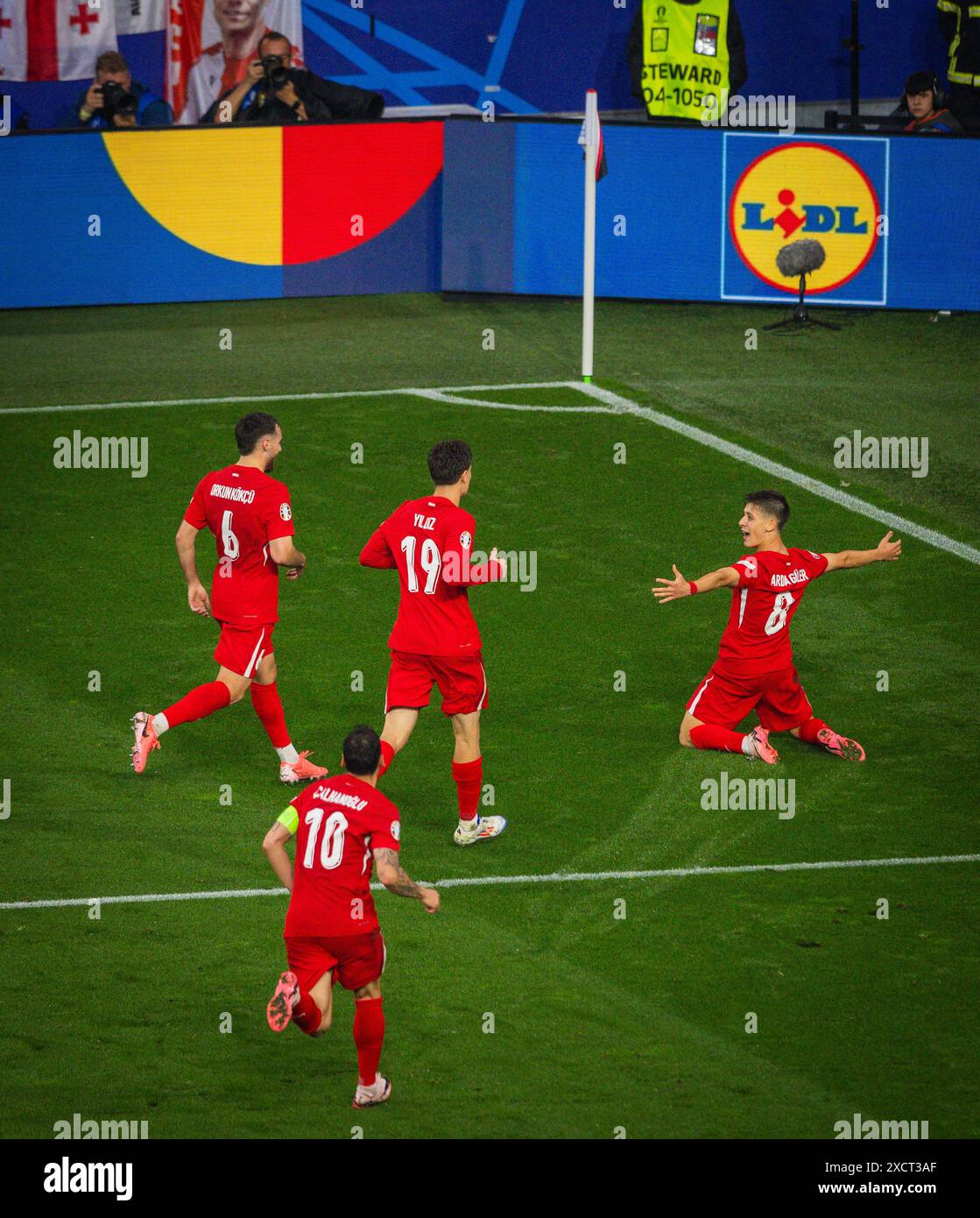 Dortmund, Germany. 18th Jun 2024. Goal celebration: Orkun Kocku (TUR ...