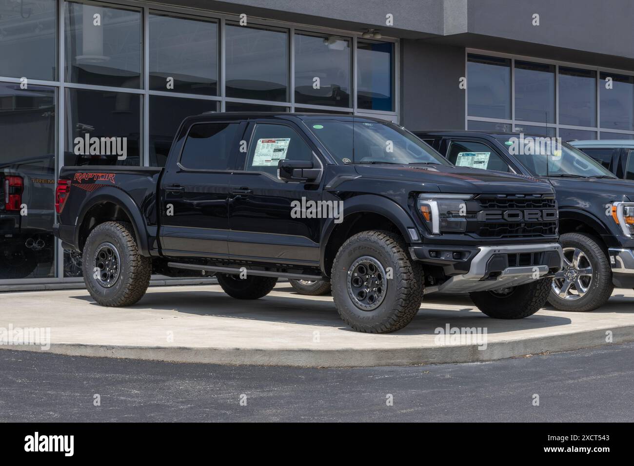 Plainfield - June 16, 2024: Ford F-150 Raptor 4X4 Supercrew display ...