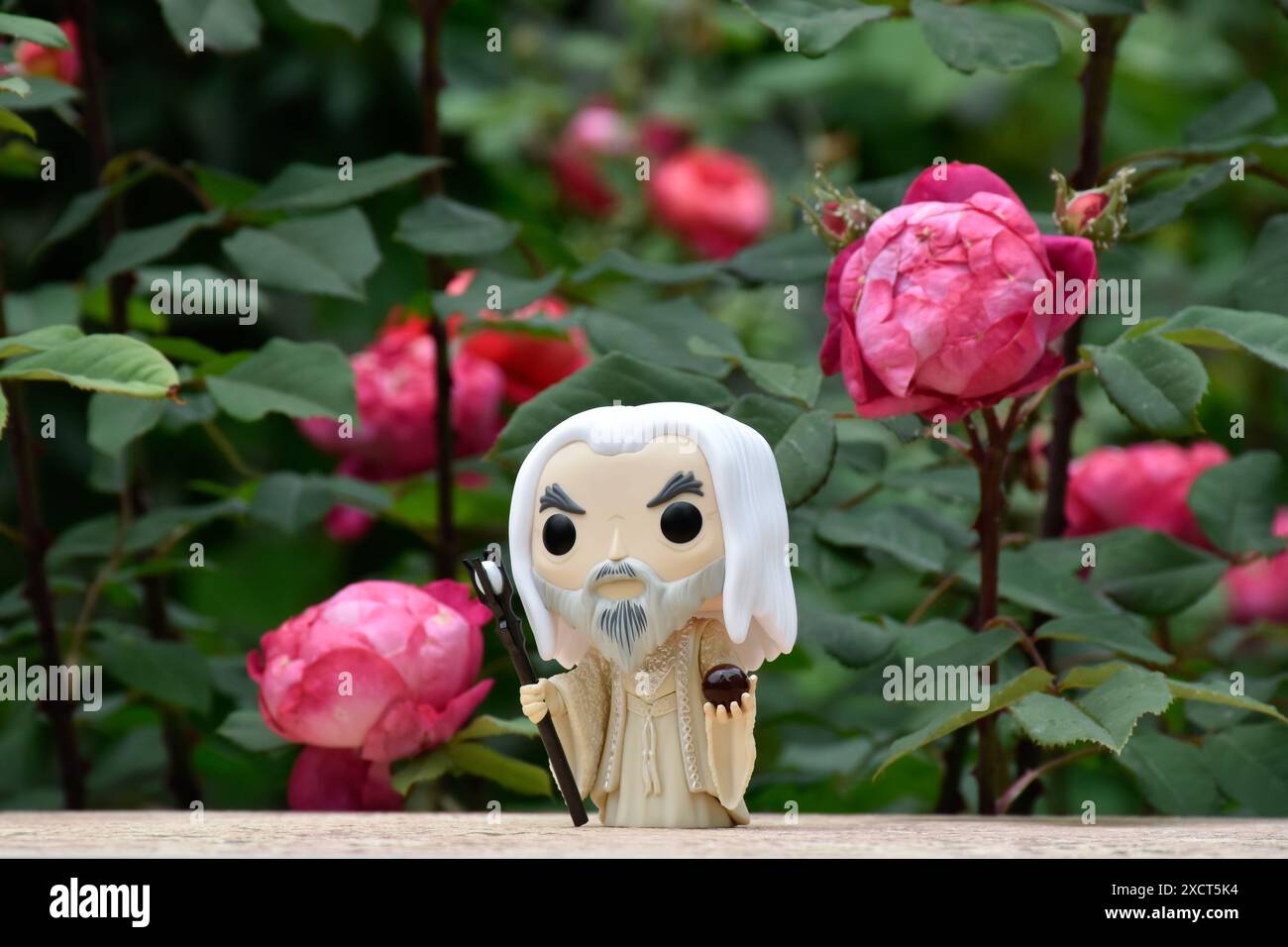 Funko Pop action figure of wizard Saruman the White from fantasy movie ...