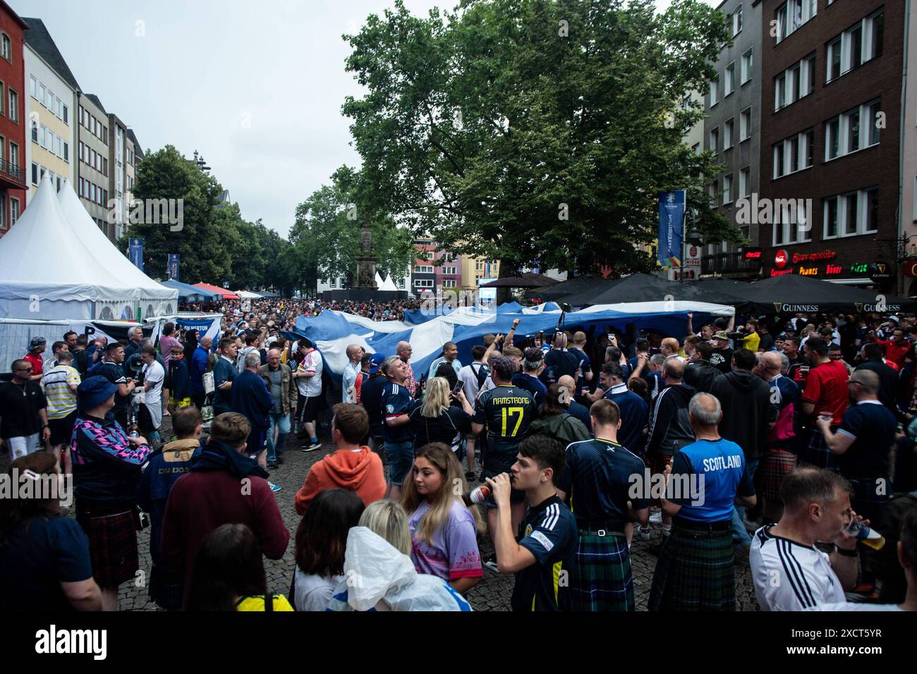 Scotland fans in cologne uefa euro 2024 hi-res stock photography and ...