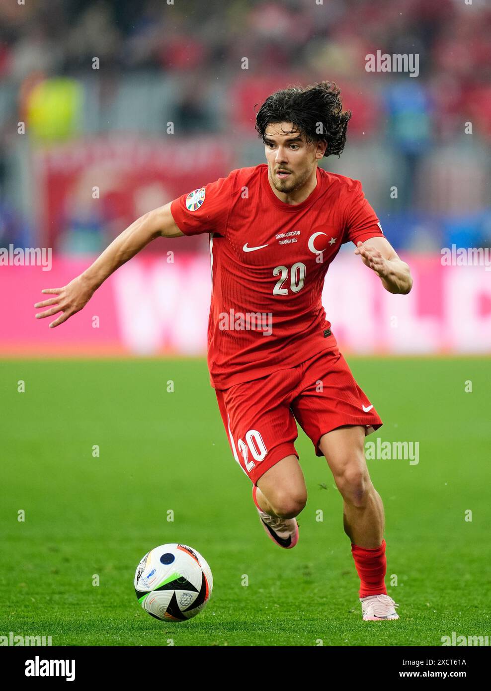 Turkey’s Ferdi Kadioglu in action during the UEFA Euro 2024 Group F ...