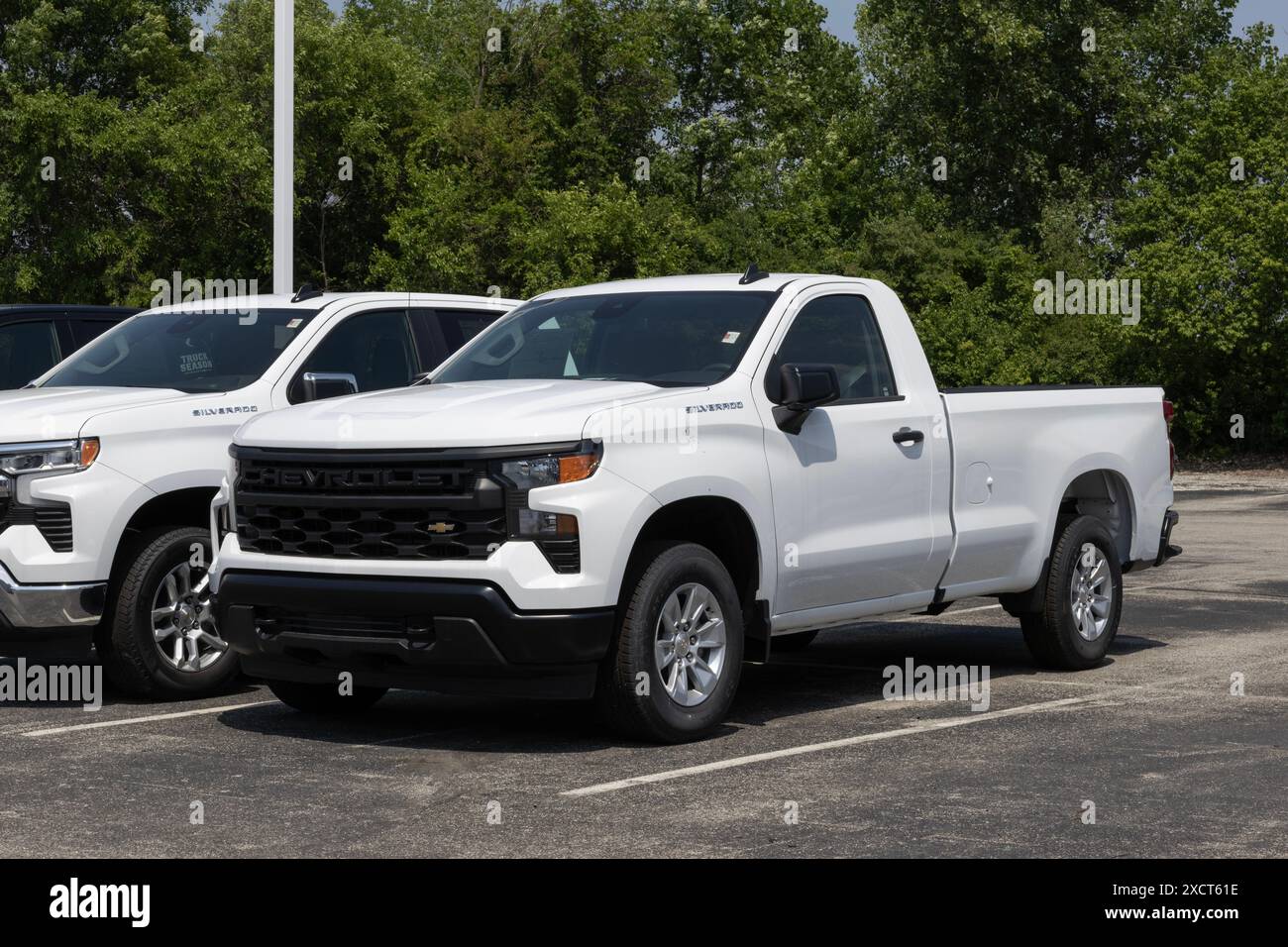 Plainfield - June 16, 2024: Chevrolet Silverado 1500 Regular Cab 2WD ...