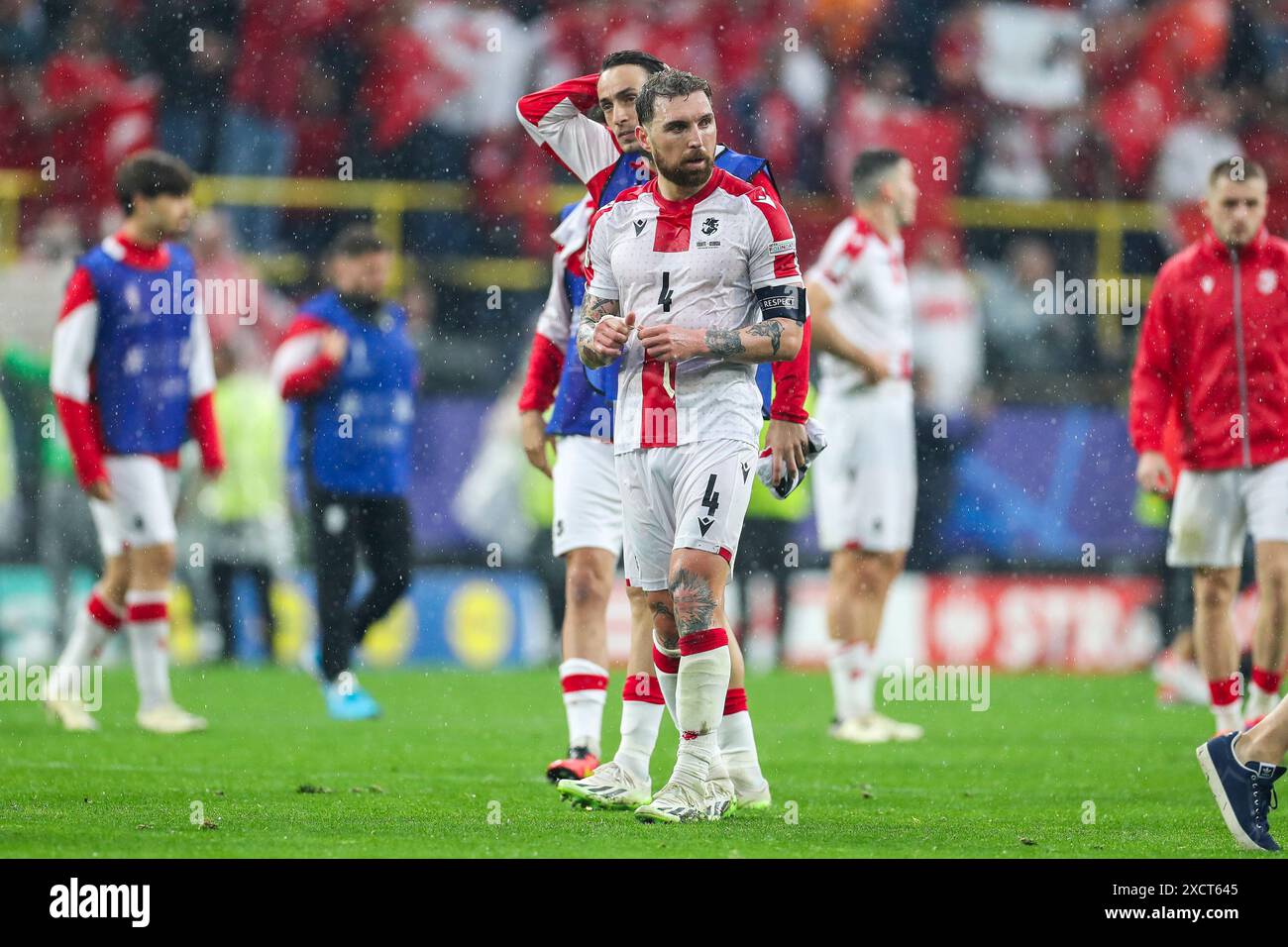 Dortmund, Germany. 18th June, 2024. Georgia Kashia, Guram dejected ...