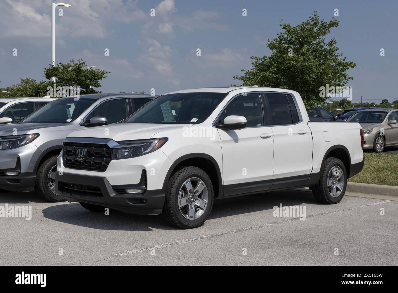 Avon - June 16, 2024: Honda Ridgeline Midsize Pickup Truck display ...