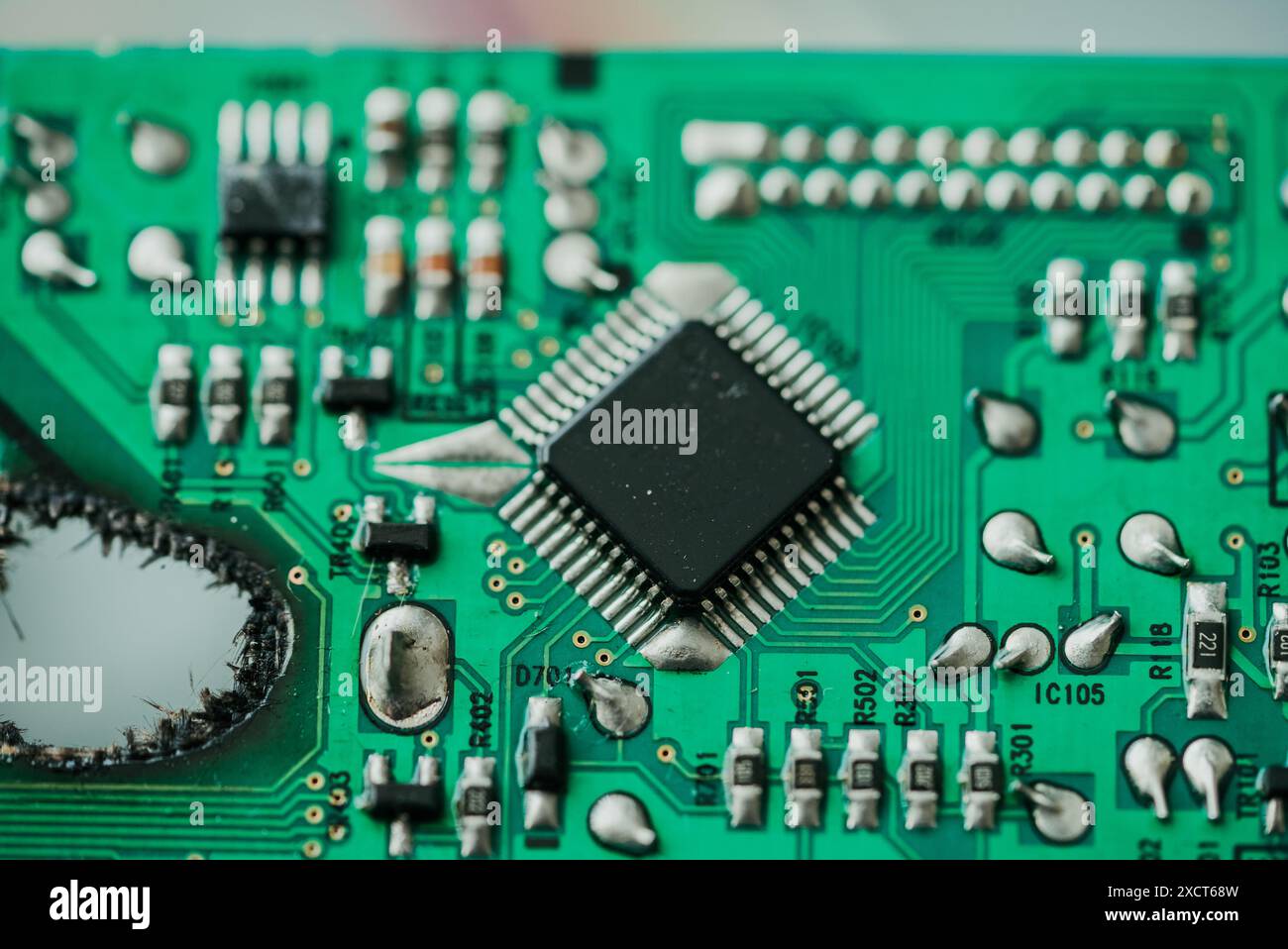Burned components hi-res stock photography and images - Alamy