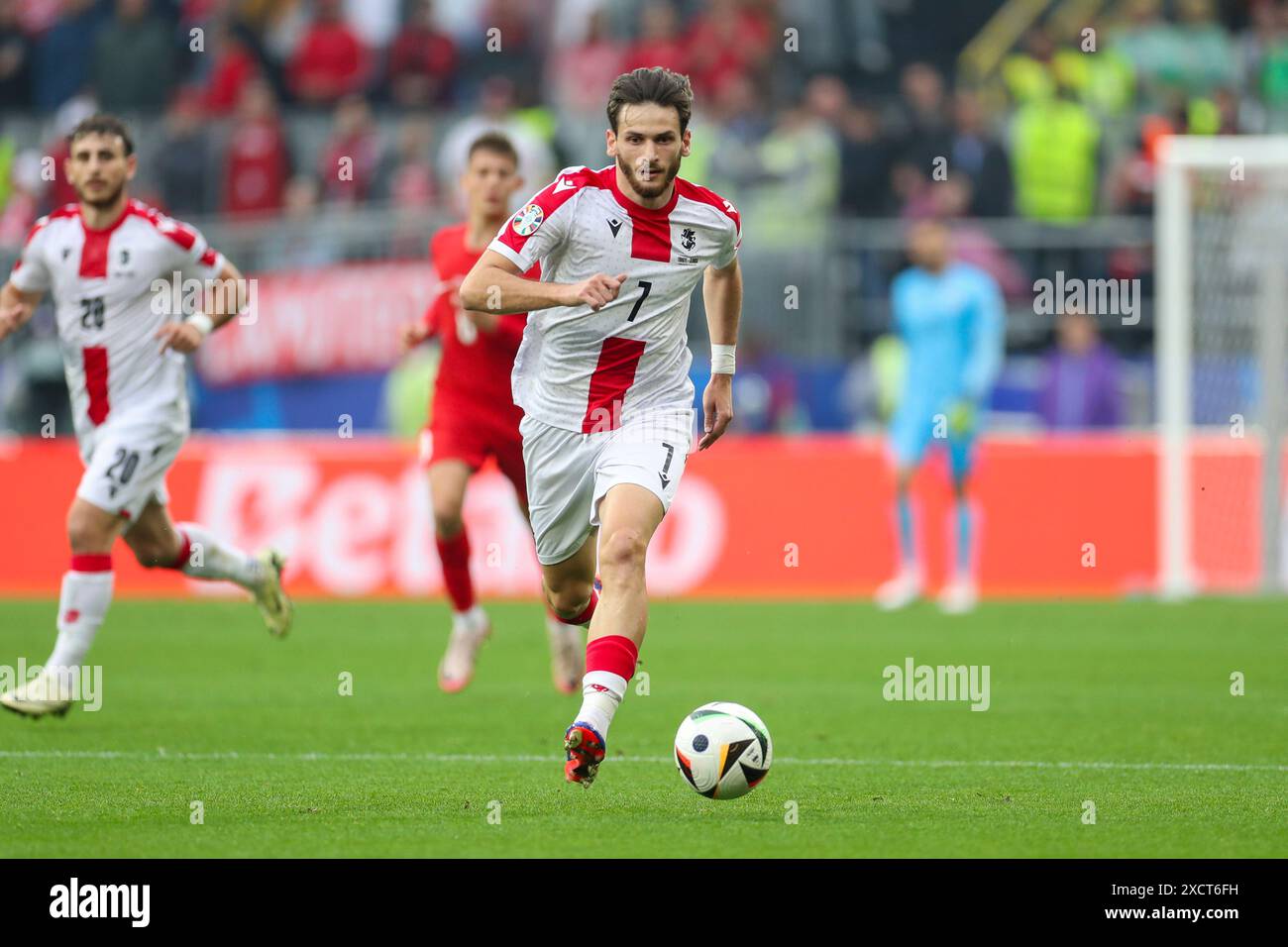 Dortmund, Germany. 18th June, 2024. Georgia Kvaratskhelia, Khvicha Left ...