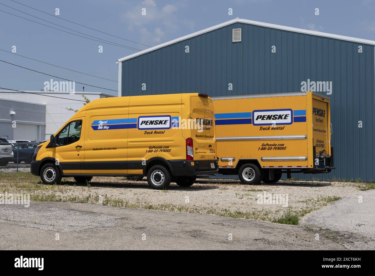 Plainfield - June 16, 2024: Penske Truck Leasing location. Penske ... Plainfield - June 16, 2024: Penske Truck Leasing location. Penske ...