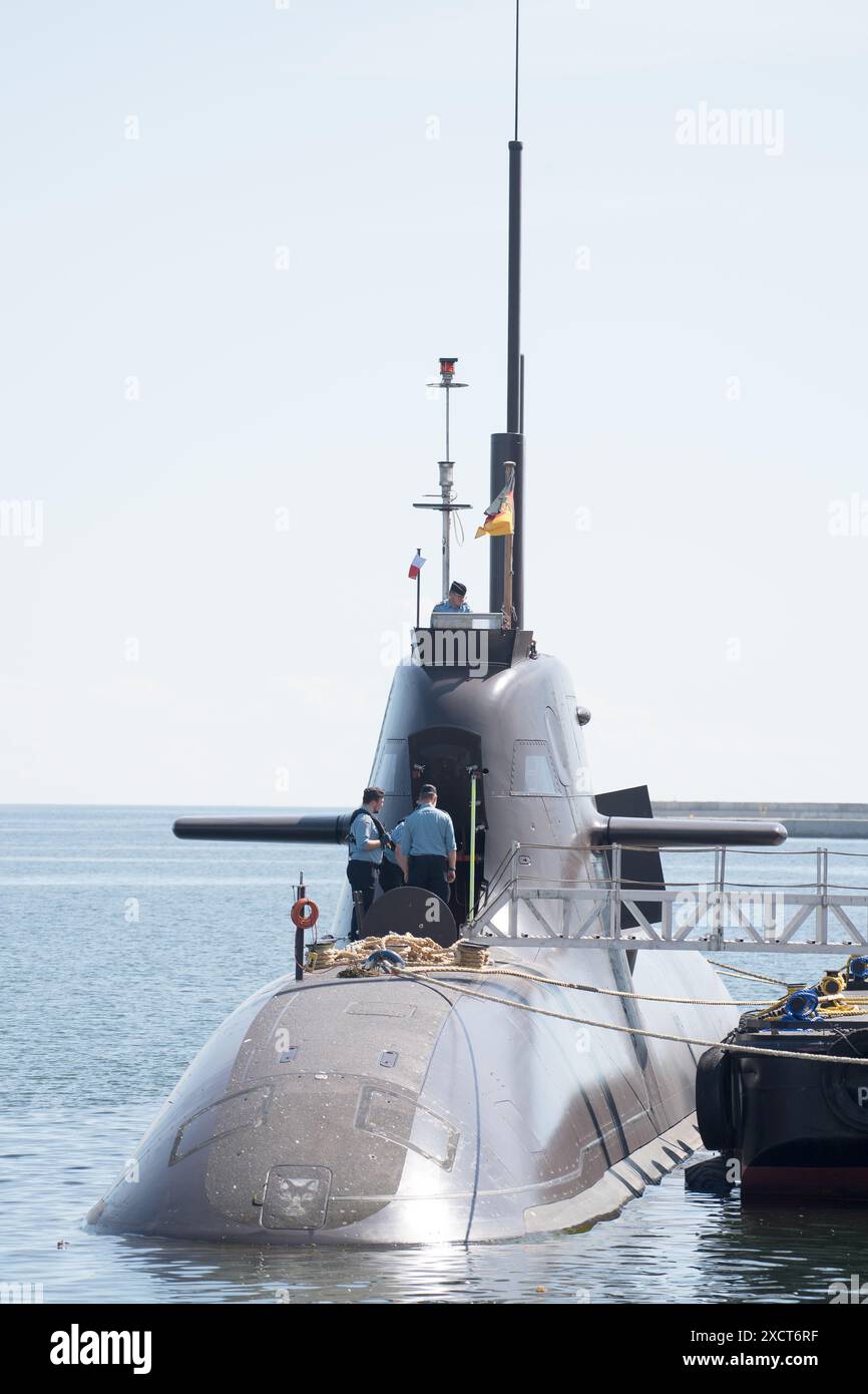 Gdynia, Poland. 18 June 2024. German Type 212A submarine U-31 (S181) of ...