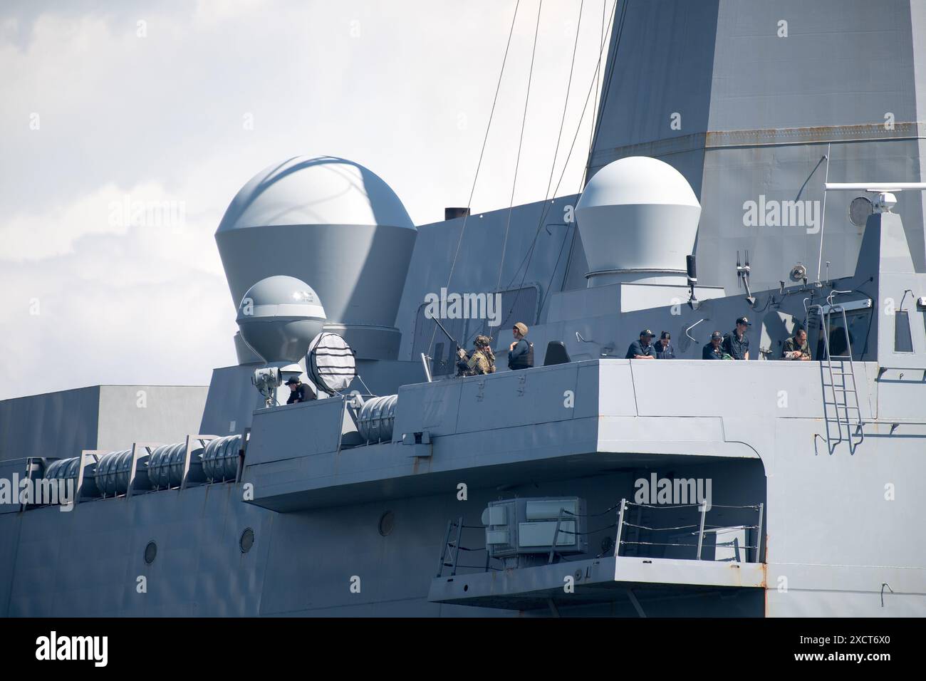 Gdynia, Poland. 18 June 2024. US Navy a San Antonio-class amphibious ...