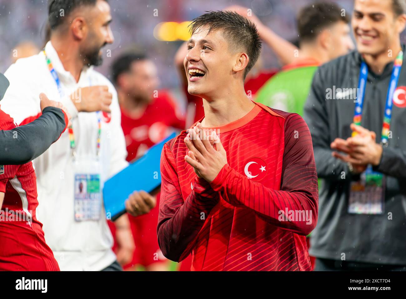 DORTMUND, GERMANY - JUNE 18: Arda Guler of Turkiye celebrating his ...