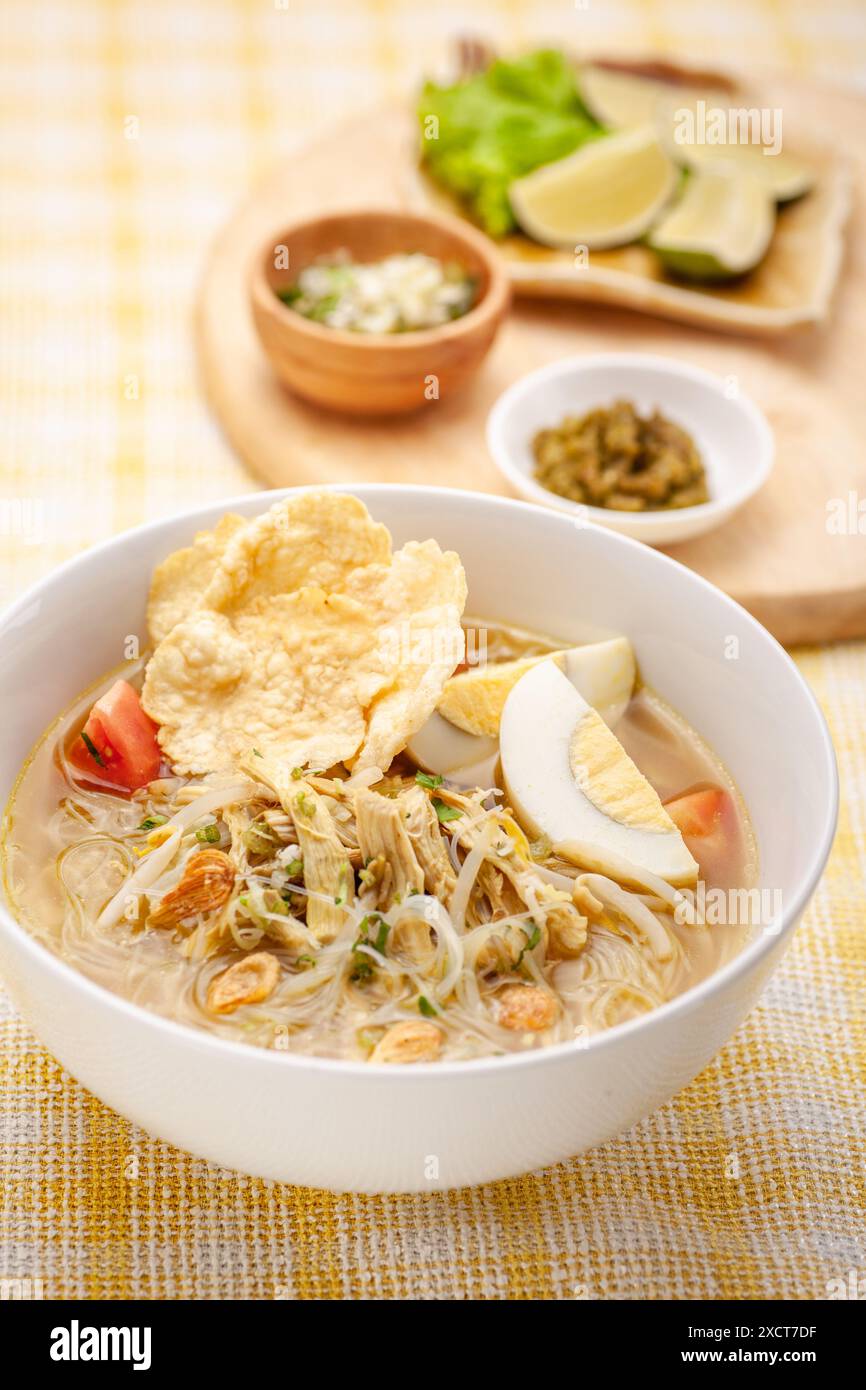 Chicken Soto or Noodle Vermicelli Chicken Soup Stock Photo - Alamy