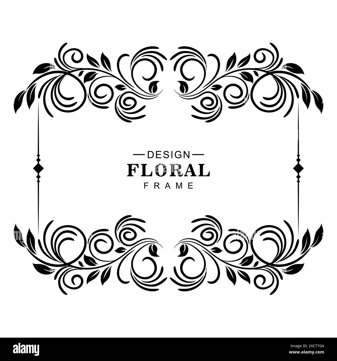 Design banner golden frame Black and White Stock Photos & Images - Alamy