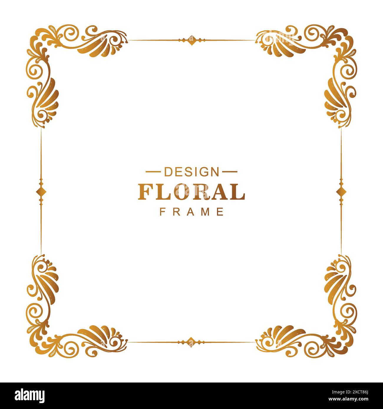 Ornamental decorative floral frame background Stock Vector Image & Art ...
