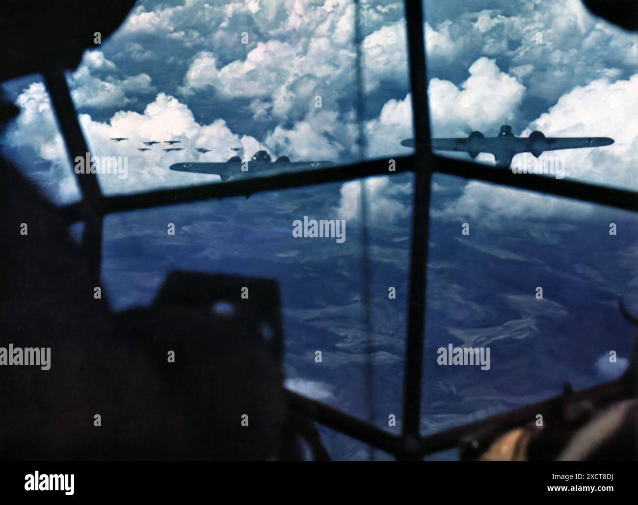 A photograph captures a fleet of aircraft from the German Air Force ...