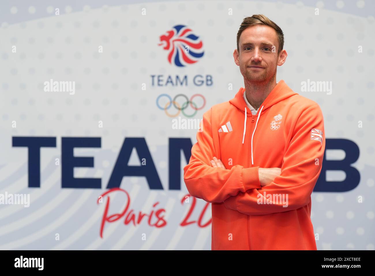 David Goodfield during a Team GB kitting out session for the Paris ...