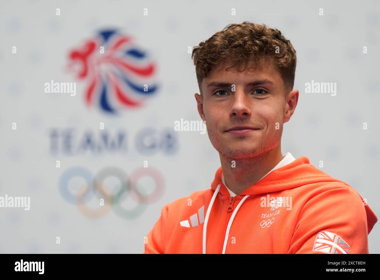 Connor Williamson during a Team GB kitting out session for the Paris ...