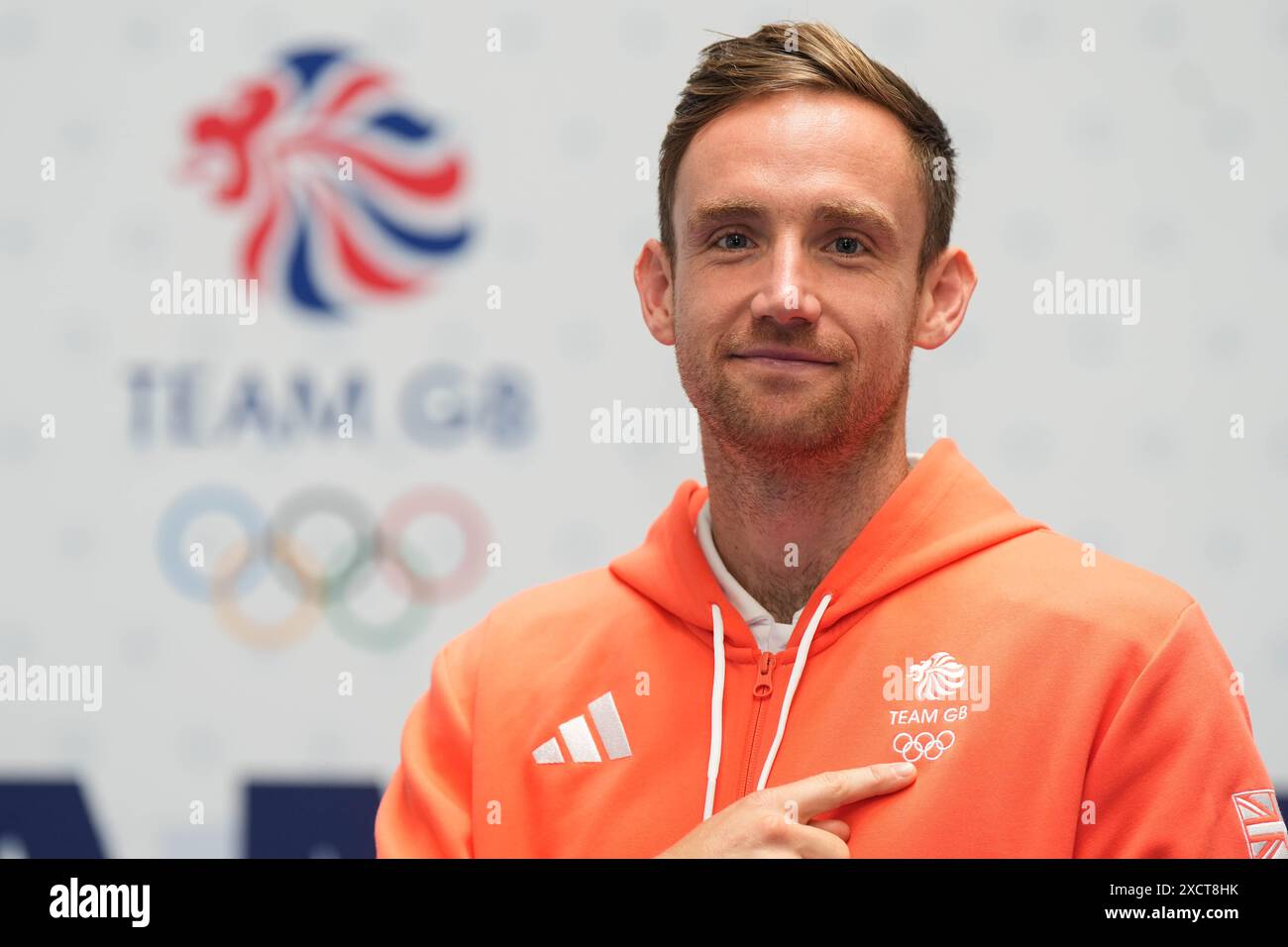 David Goodfield during a Team GB kitting out session for the Paris ...