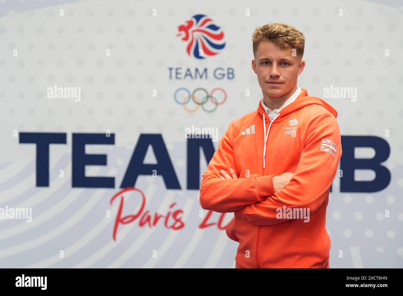 Tim Nurse during a Team GB kitting out session for the Paris Olympics ...