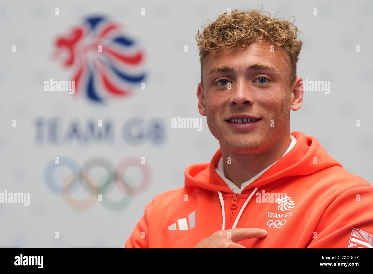 Jacob Draper during a Team GB kitting out session for the Paris ...