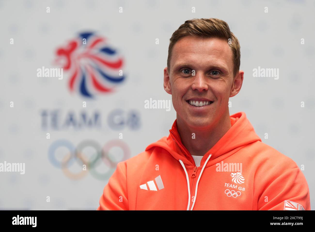 Joseph Clarke during a Team GB kitting out session for the Paris ...