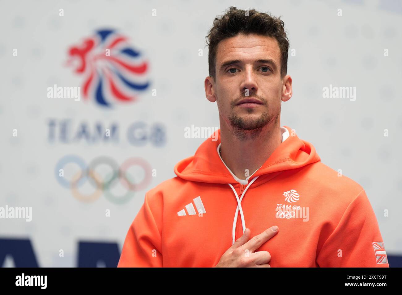 Phillip Roper during a Team GB kitting out session for the Paris ...