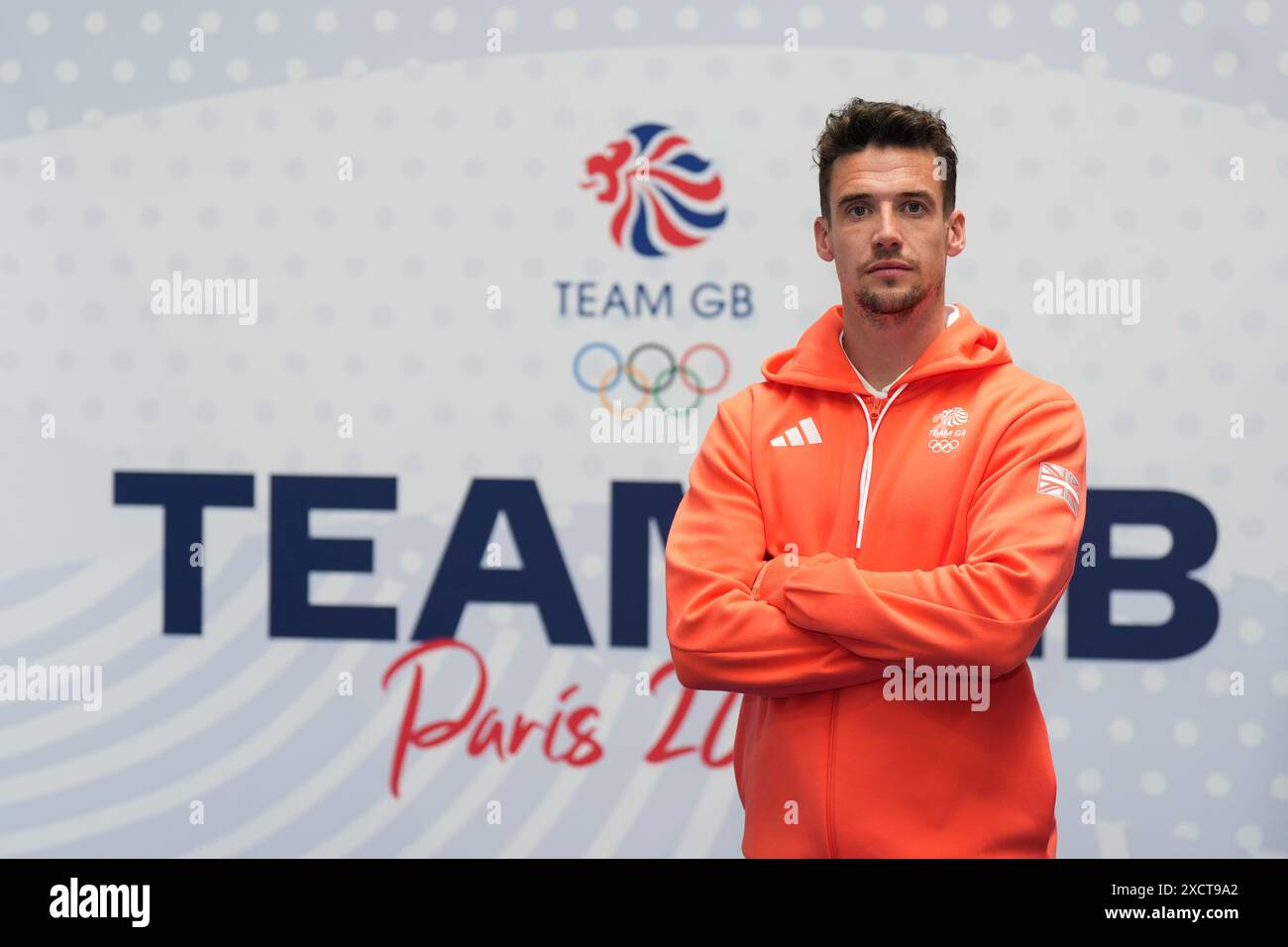 Phillip Roper during a Team GB kitting out session for the Paris ...