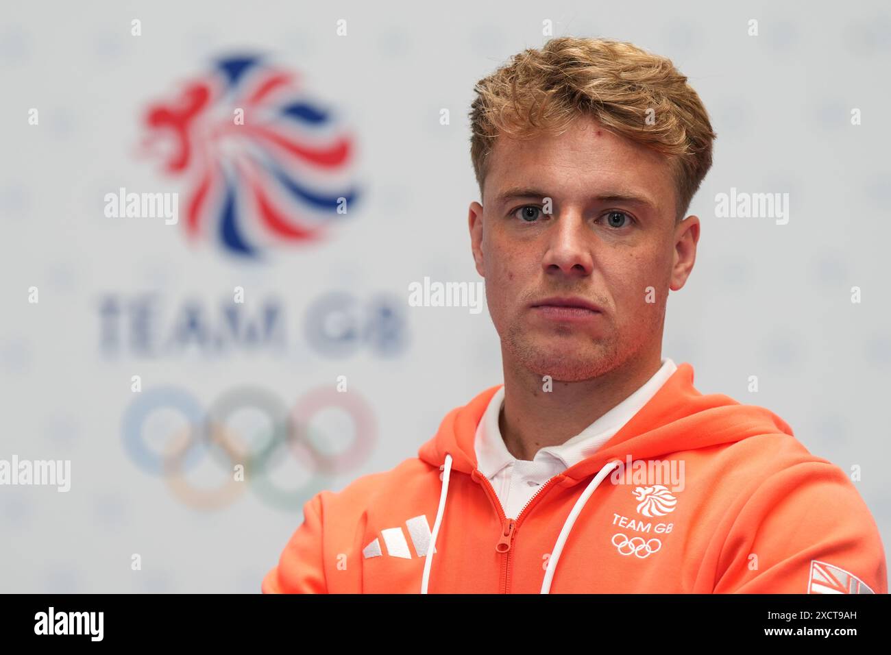 Gareth Furlong during a Team GB kitting out session for the Paris ...