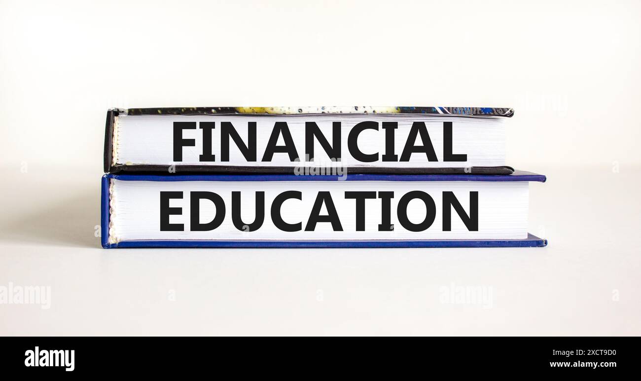 Financial education symbol. Concept words Financial education on ...