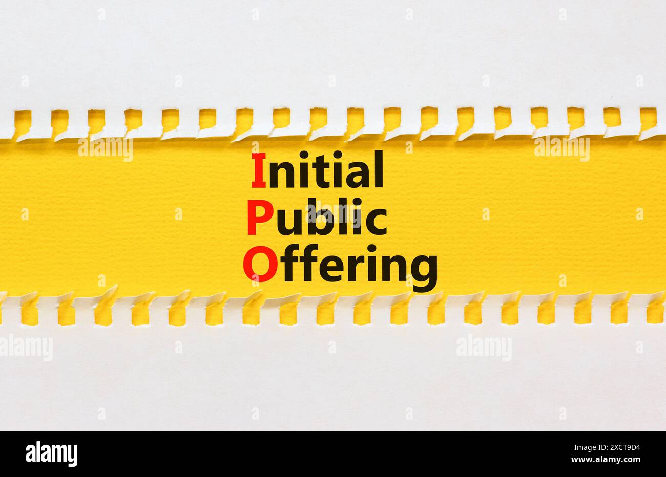 IPO initial public offering symbol. Concept words IPO initial public ...