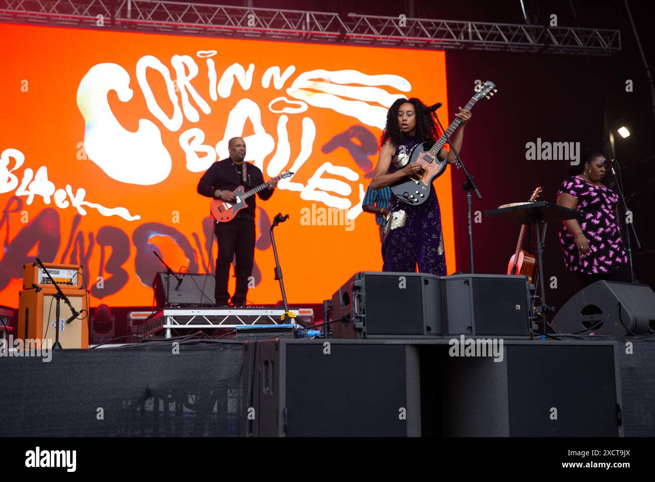 corinne bailey rae performs at live at leeds festival uk 25th may 2024 ...