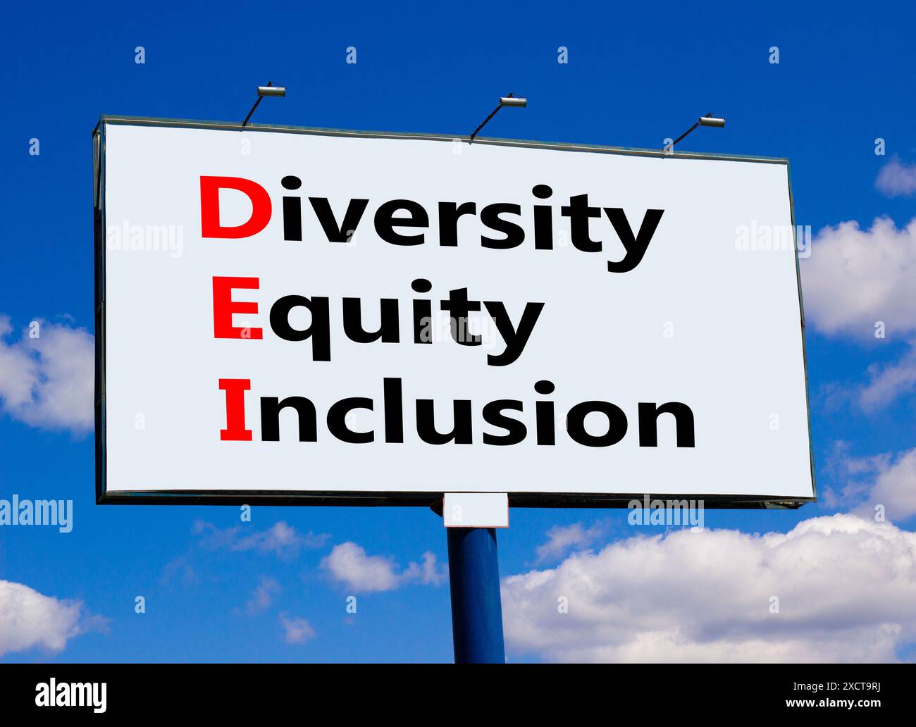 DEI diversity equity and inclusion symbol. Concept words DEI diversity ...