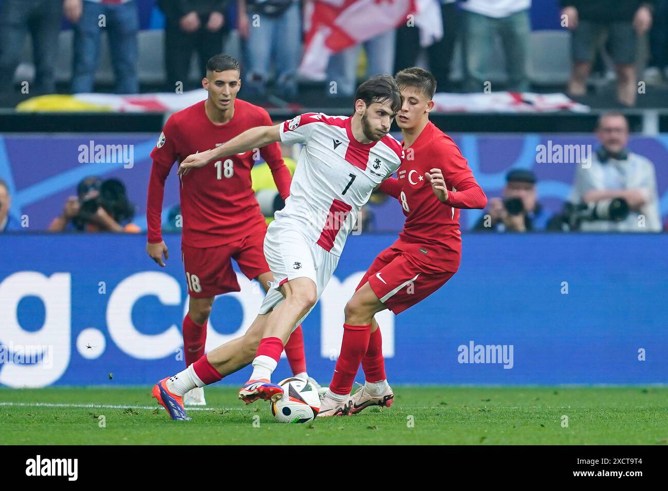 Dortmund, Germany, June 18th 2024: Mert Muldur (18 Turkey) and Arda ...