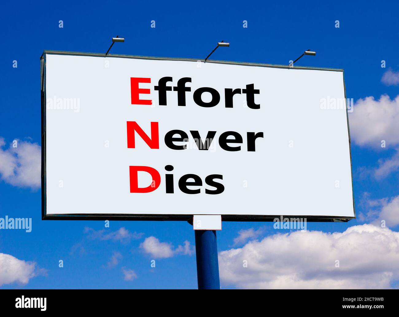 END effort never dies symbol. Concept words END effort never dies on ...