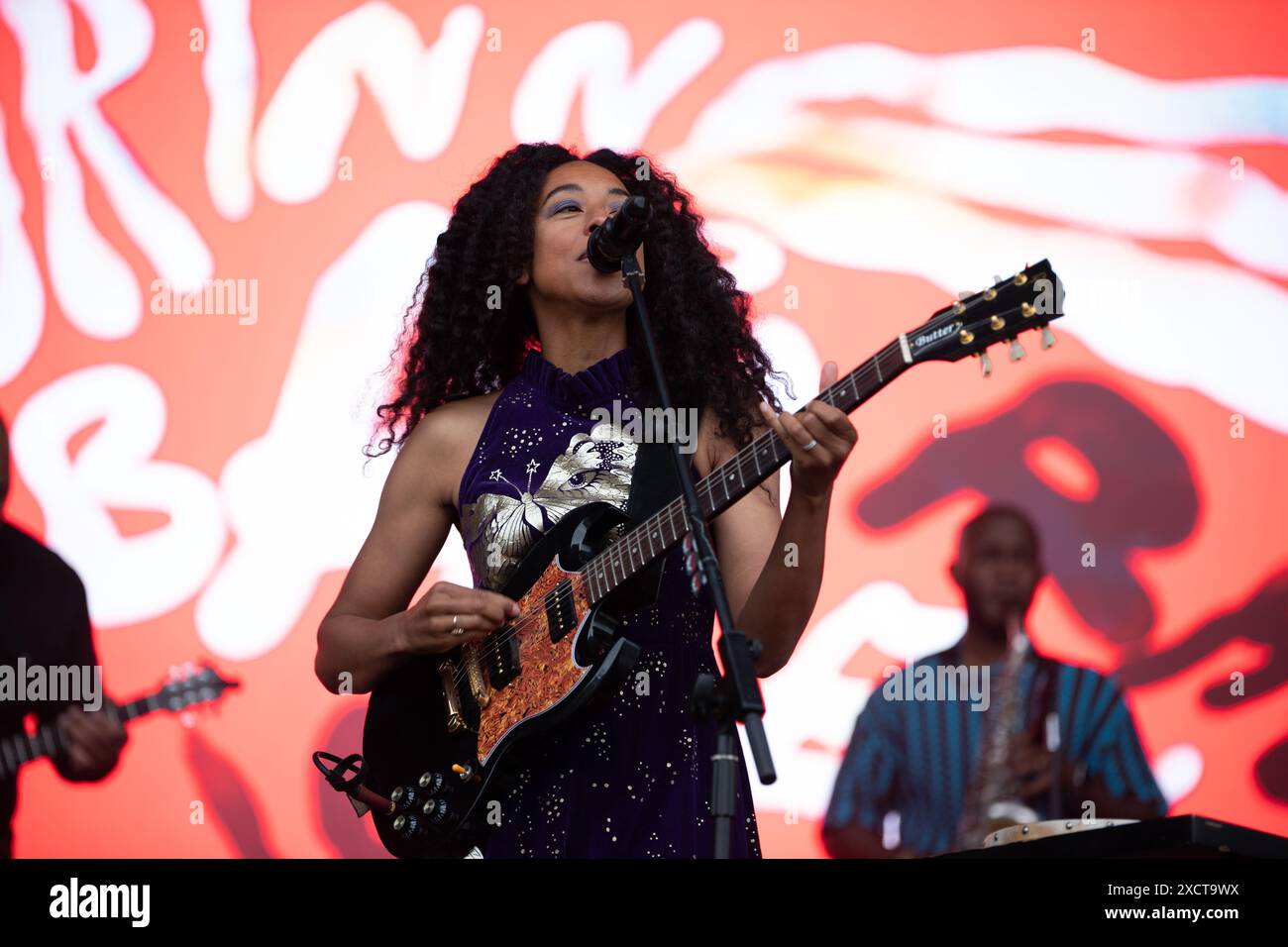 corinne bailey rae performs at live at leeds festival uk 25th may 2024 ...