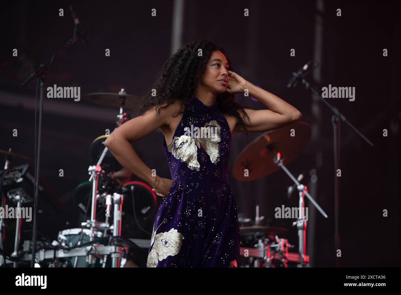 corinne bailey rae performs at live at leeds festival uk 25th may 2024 ...