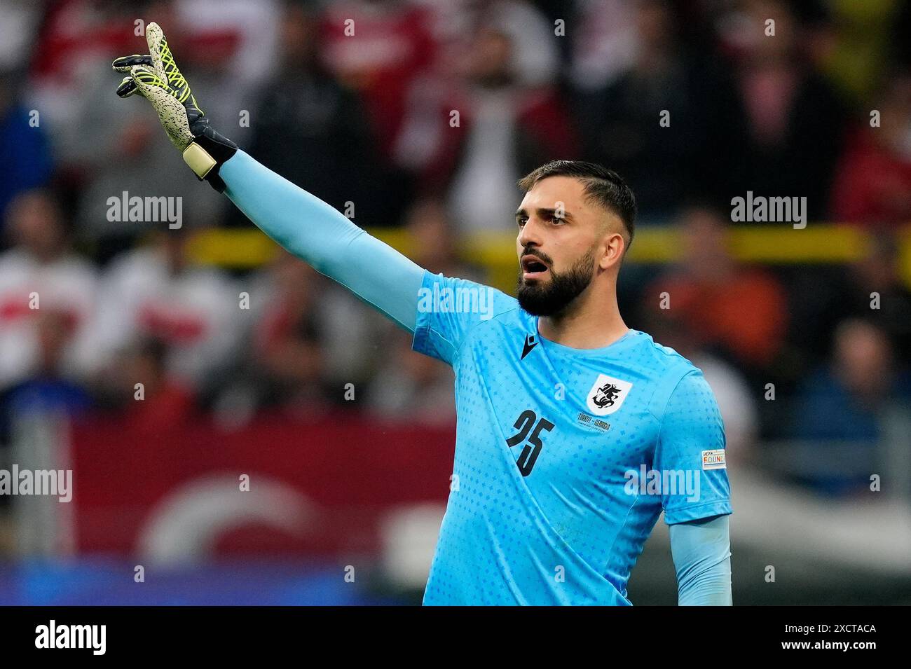 Georgia goalkeeper Giorgi Mamardashvili during the UEFA Euro 2024 Group ...