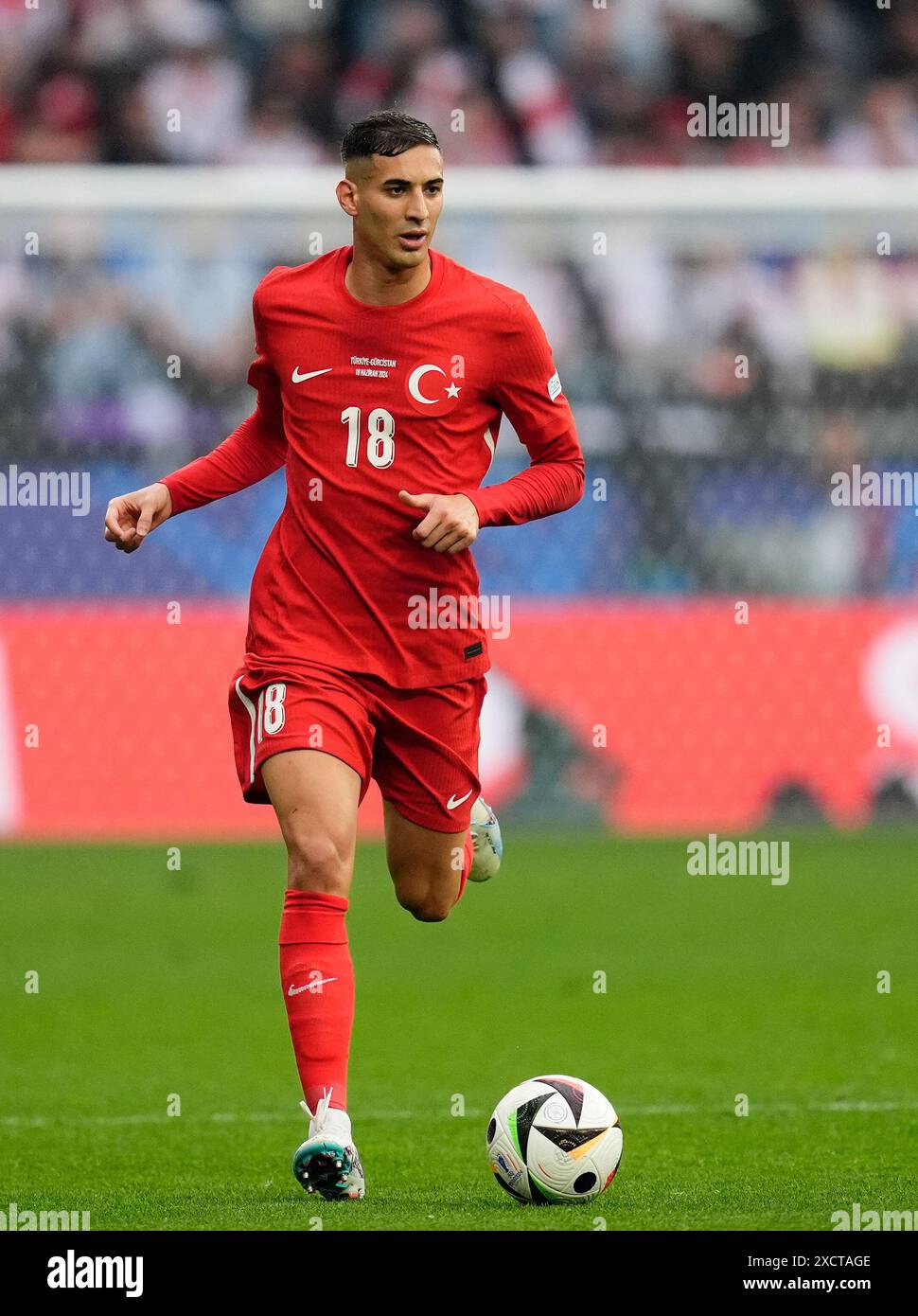 Turkey’s Mert Muldur in action during the UEFA Euro 2024 Group F match ...