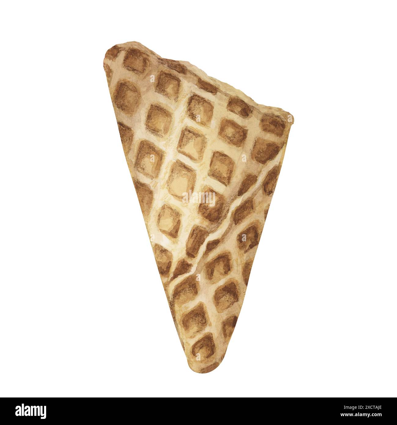 Caramel ice cream cone clipart hi-res stock photography and images - Alamy