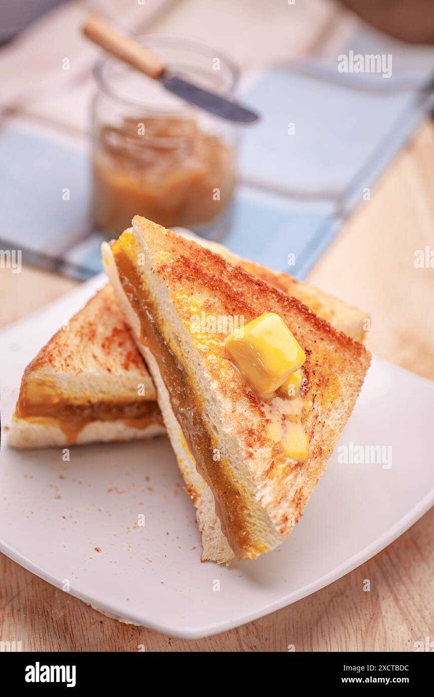 Kaya butter toast hi-res stock photography and images - Alamy