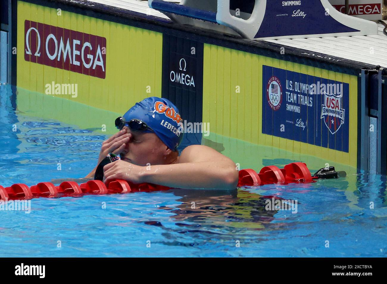 June 18, 2024, Indianapolis, Indiana, USA: Katie Ledecky after ...