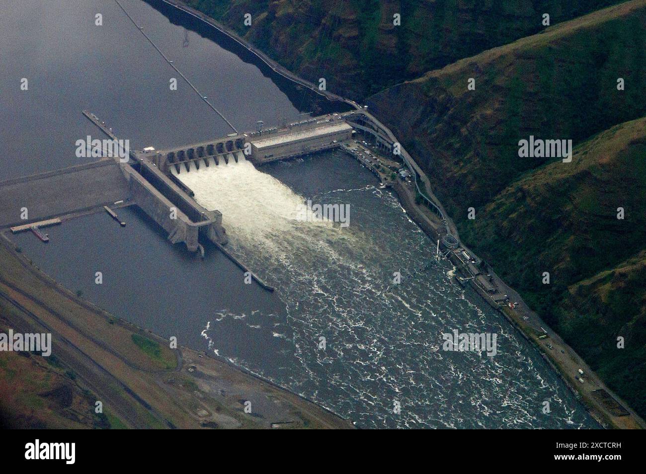 FILE - The Lower Granite Dam on the Snake River is seen from the air ...