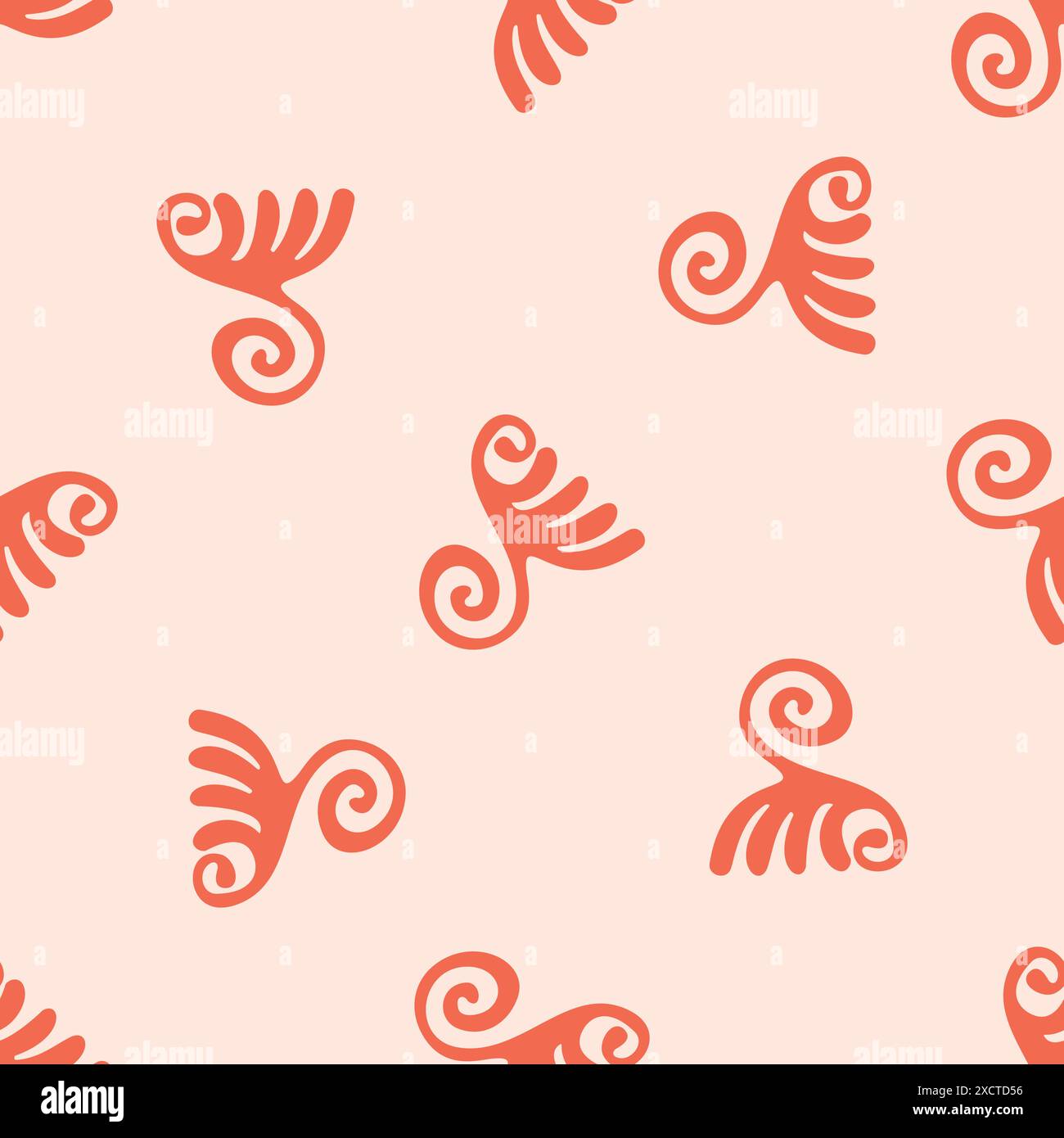 Peach fuzz botanical texture vector background with color of the year ...