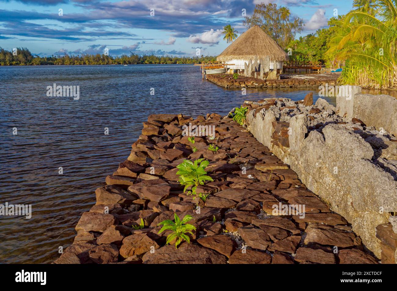 Marae polynesia hi-res stock photography and images - Alamy