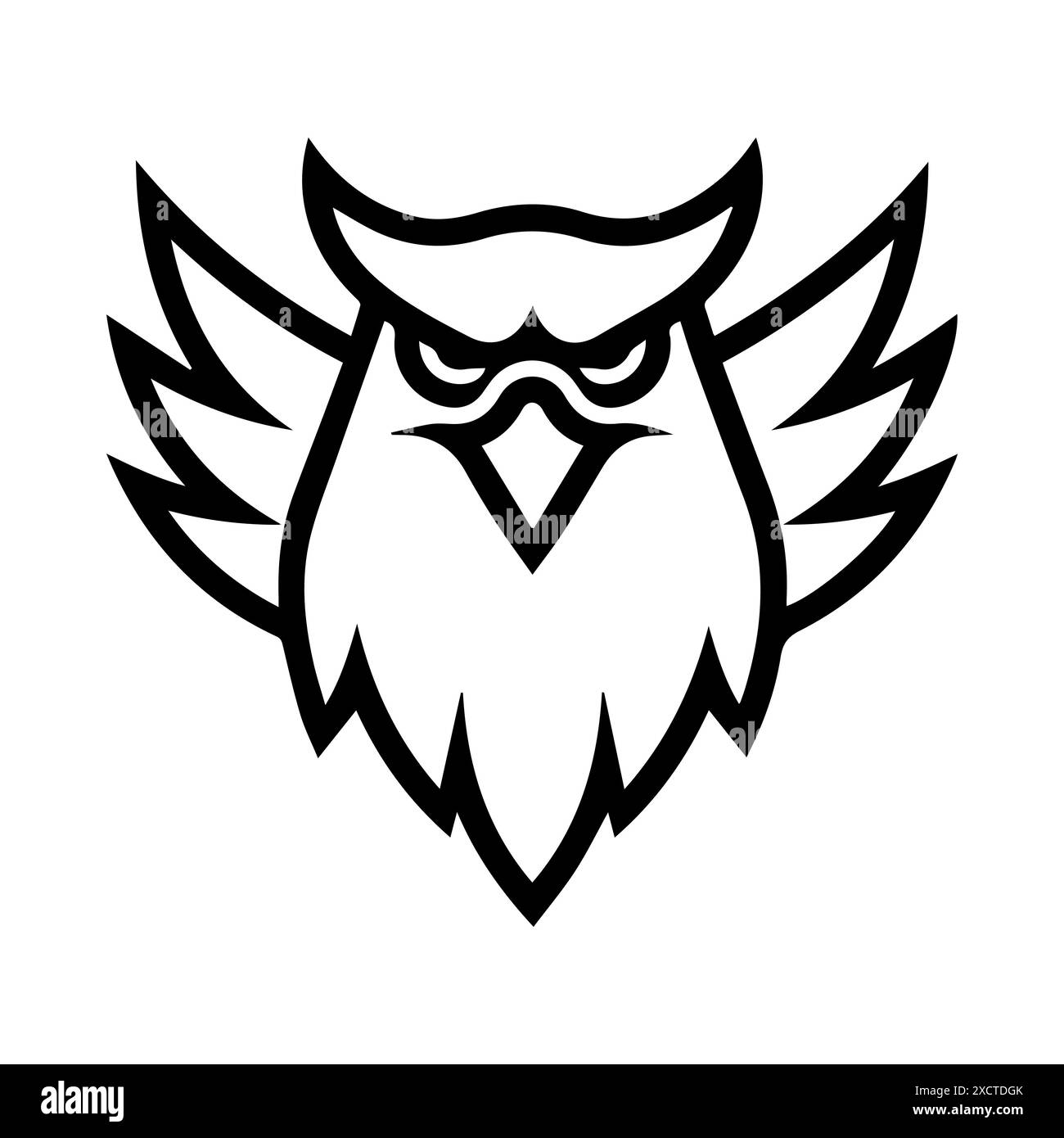 Eagle Shield logo or modern line icon. Vector line art and icon design ...