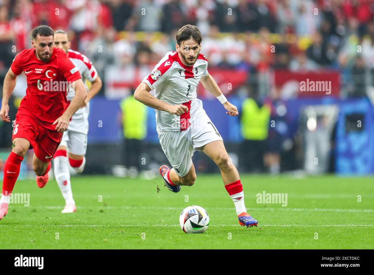 Dortmund, Germany. 18th June, 2024. Georgia Kvaratskhelia, Khvicha Left ...