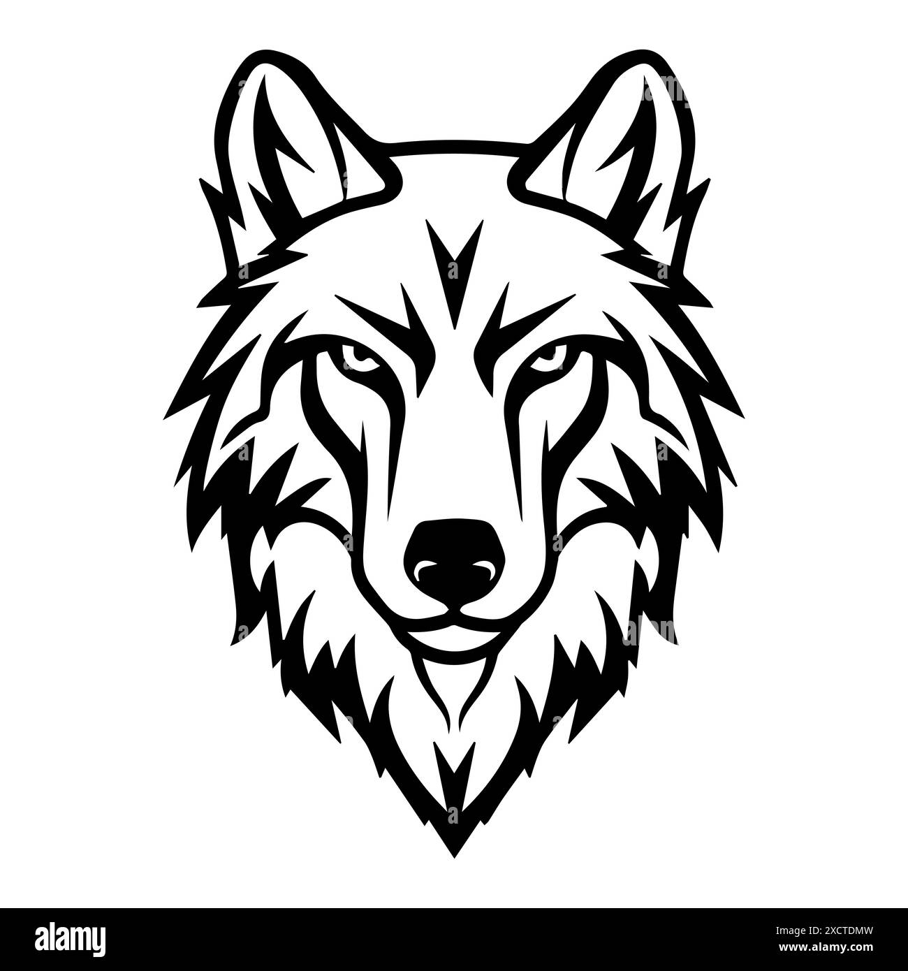 Illustration pixel art design dog Black and White Stock Photos & Images ...